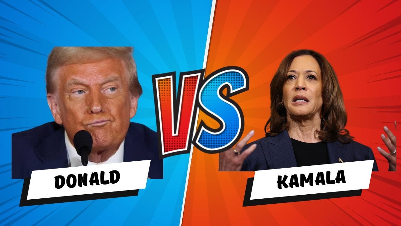 Donald Trump President of America & Kamala Harris Political Campaign ...
