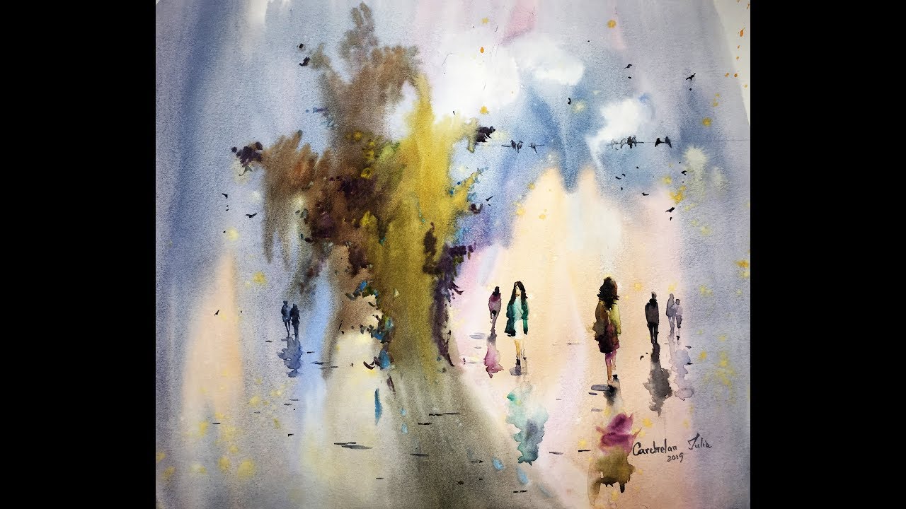 How to paint people - professional painting - YouTube