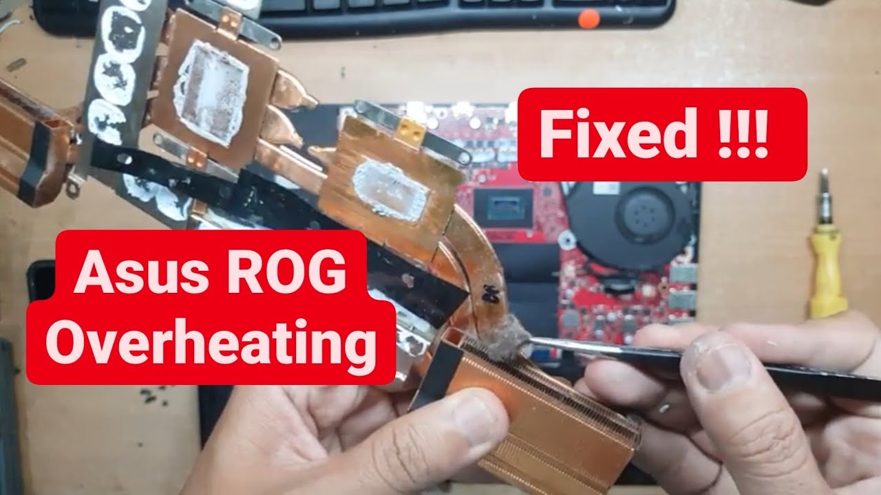 Asus Rog Strix G Disassembly / Thermal Paste Replacement - YouTube