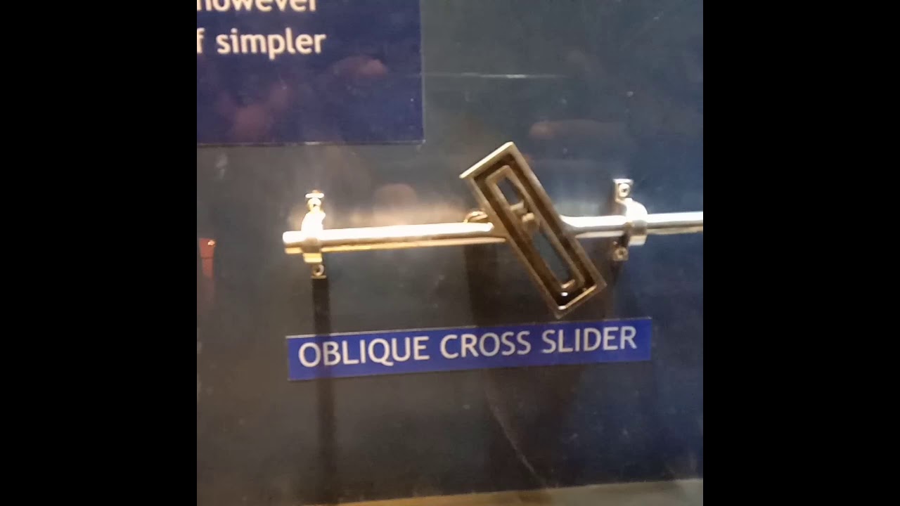 Oblique cross slider mechanism - YouTube
