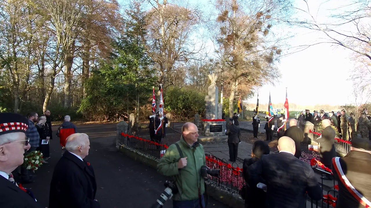 Polish Memorial Remembrance Service - Invergordon - Polish War Memorial ...