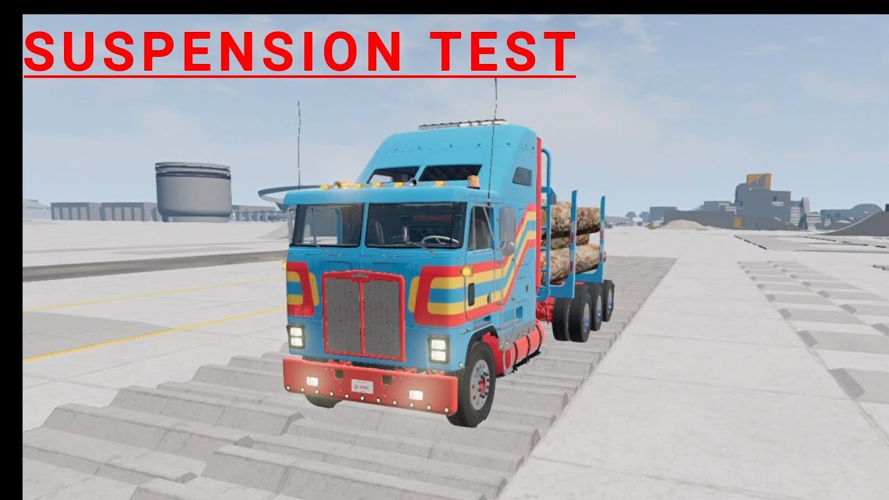 BeamNG.drive,Suspension Test For A Big Rig - YouTube