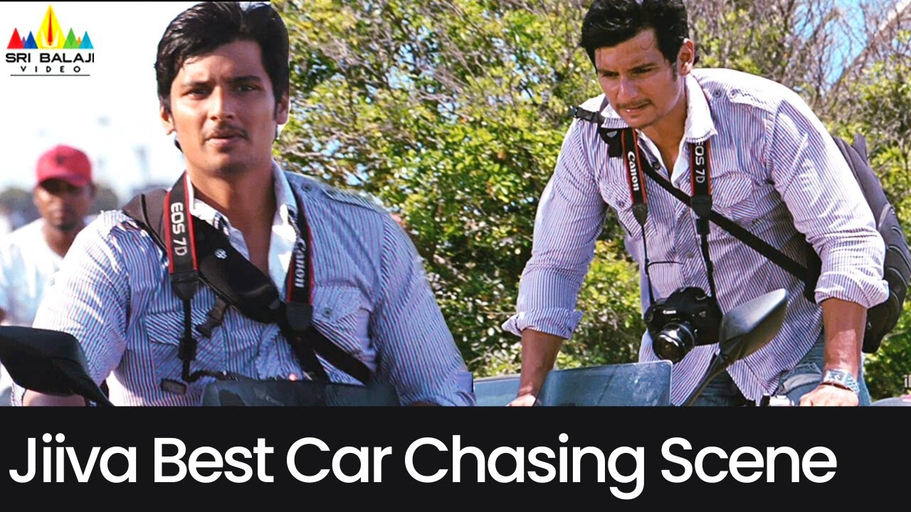 Jiiva Best Car Chasing Scene | Rangam | Karthika | Latest Dubbed Movie ...