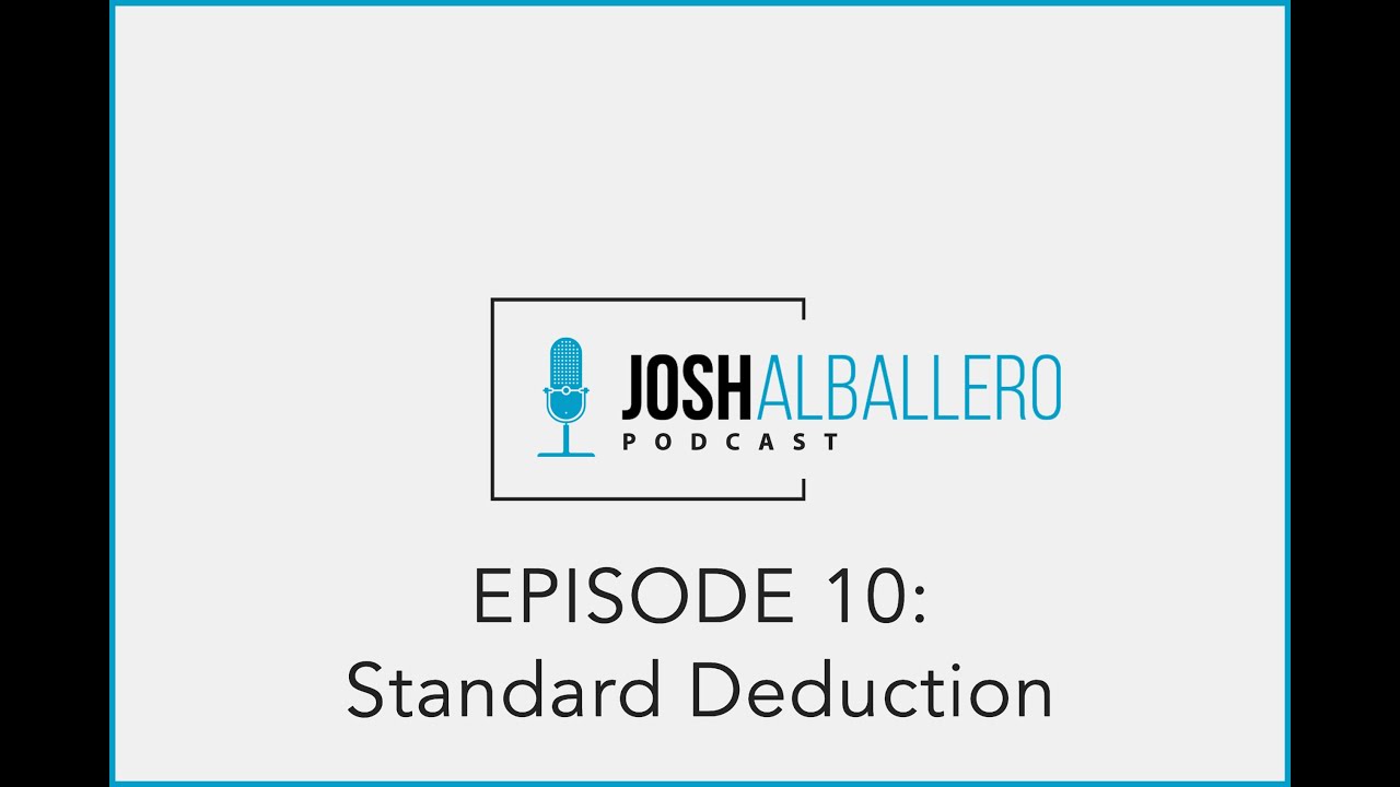 Standard Deduction - YouTube