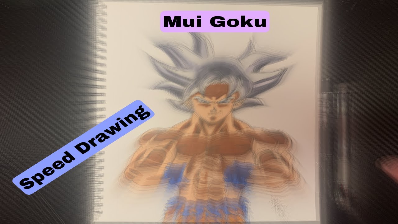 MUI Goku Speed Drawing | DBS Art - YouTube
