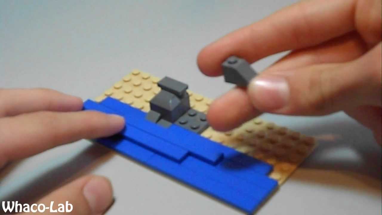 LEGO TUTORIAL - How to build a beach - YouTube