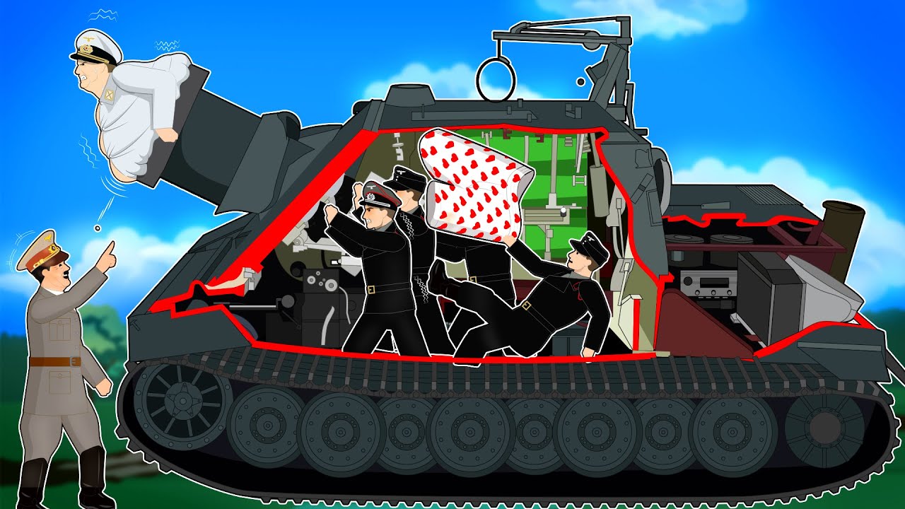 Life Inside A Sturmtiger Tank (Cross Section) - YouTube