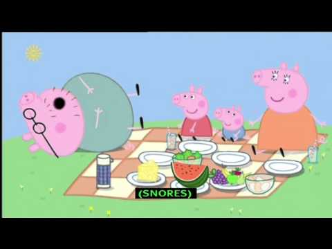 Peppa Pig (Series 1) - Picnic (with subtitles)