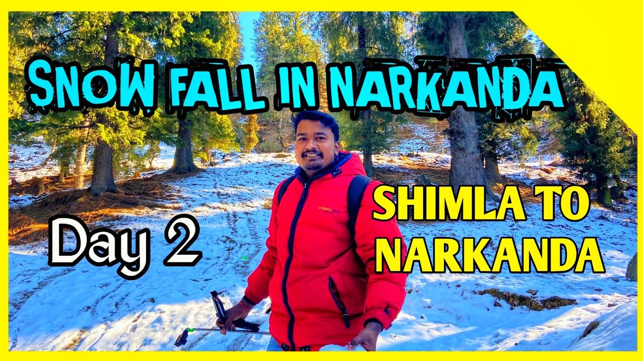 Shimla-narkanda-kufri Snow in january 2021| narkanda snowfall ...