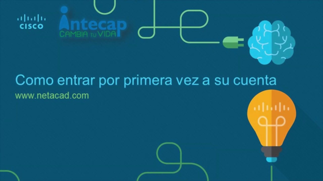 Procedimiento para entrar a NETACAD por primera vez - YouTube