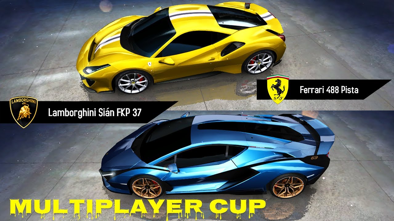 Multiplayer Cup via Ferrari 488 Pista & Lamborghini Sian FKP 37 ...