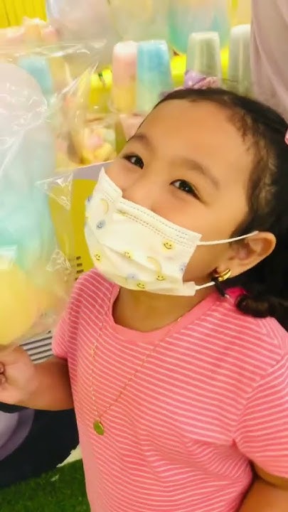 Cute Dolly Enjoying Big Cotton Candy 😋🤣 Shorts Fun Tiktok Viral