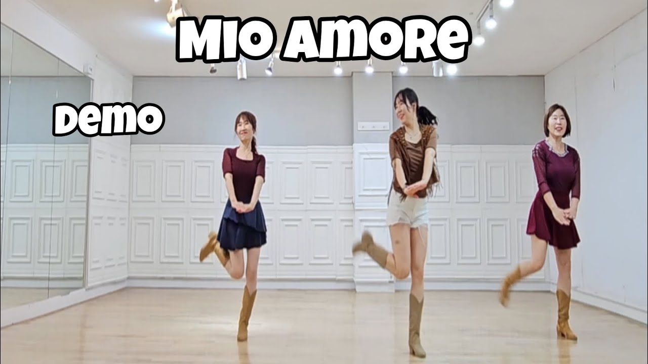 Mio Amore - Line Dance (Demo) | Phrased Intermediate | Mark Furnell | Chris Godden - YouTube