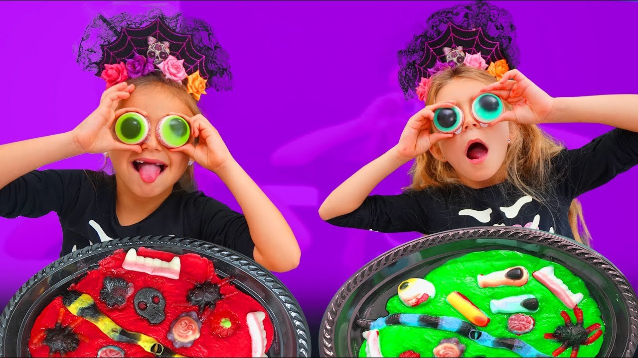 Slime comestible de Halloween by las ratitas SaneuB - YouTube