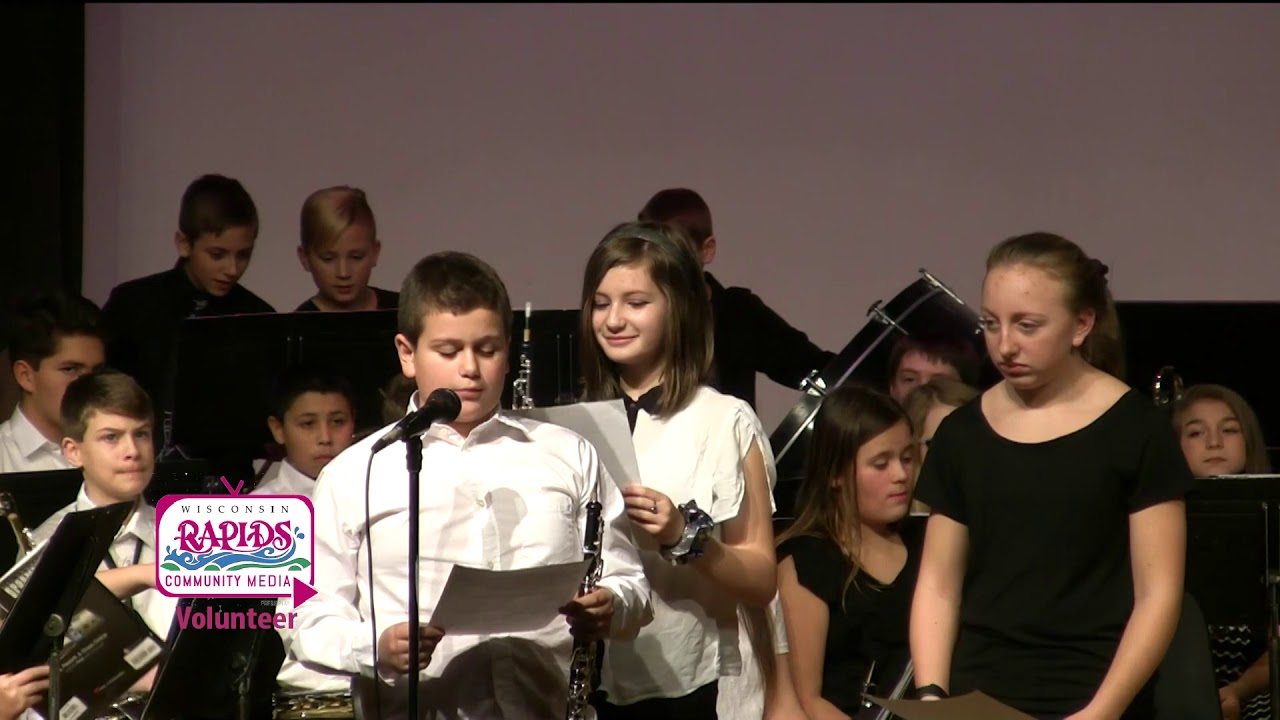 Wisconsin Rapids Rams Band Concert 12-11-18 - YouTube