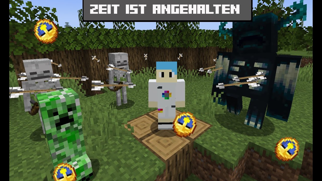 Zeit anhalten in Minecraft Java - YouTube