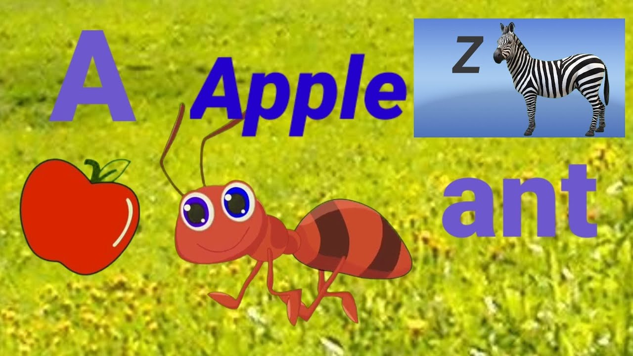 A for APPLE A for Ant@Tania Cartoon - YouTube