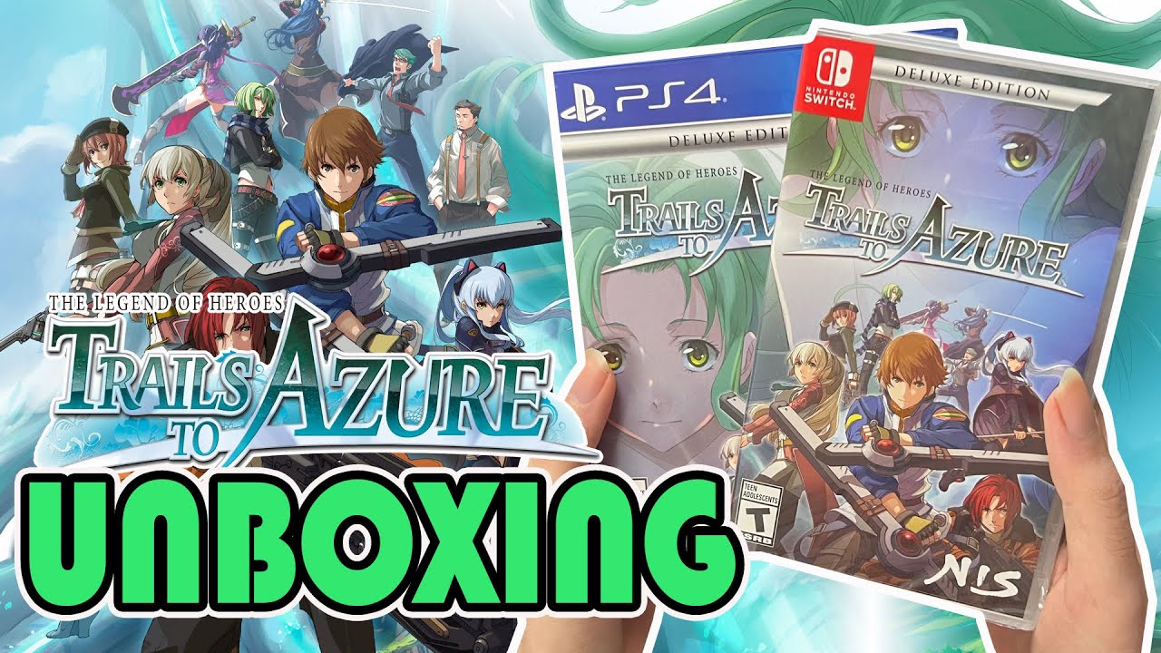 The Legend Of Heroes Trails To Azure PS4 Switch Unboxing YouTube