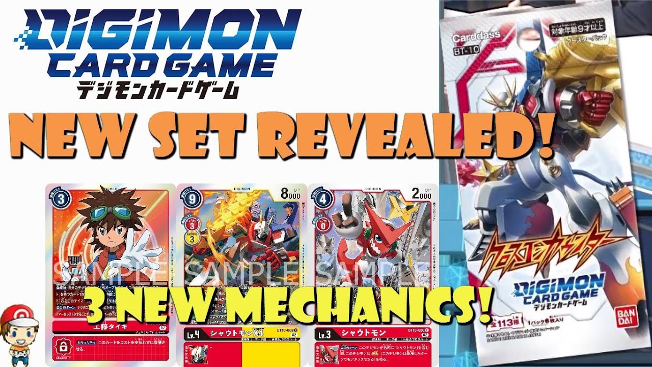 New Digimon TCG Set Revealed - BT10! 3 New Mechanics! (HUGE Digimon TCG ...