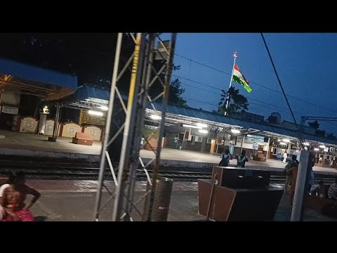 Evining Time Train Departure| Amaravati Express[18047] || Eluru Railway ...