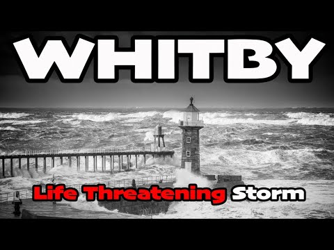 Whitby Storm Arwen On The Yorkshire Coast - YouTube