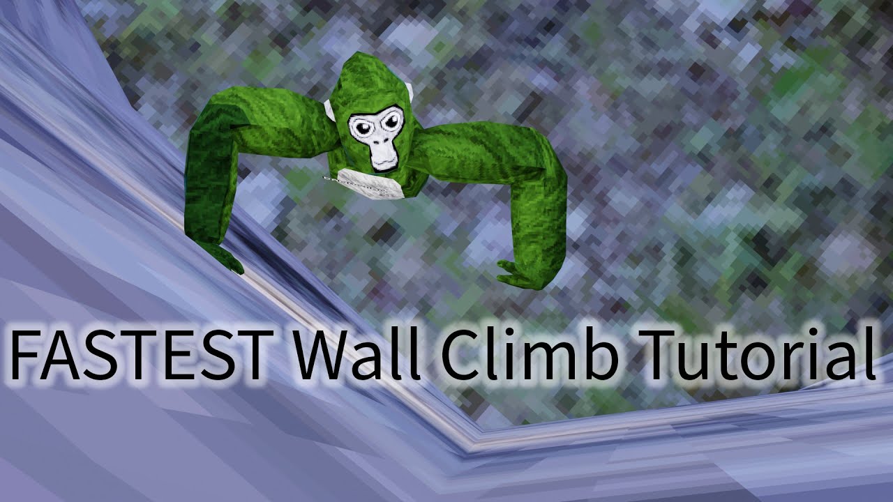 FASTEST Way To Wall Climb (Tutorial) - YouTube