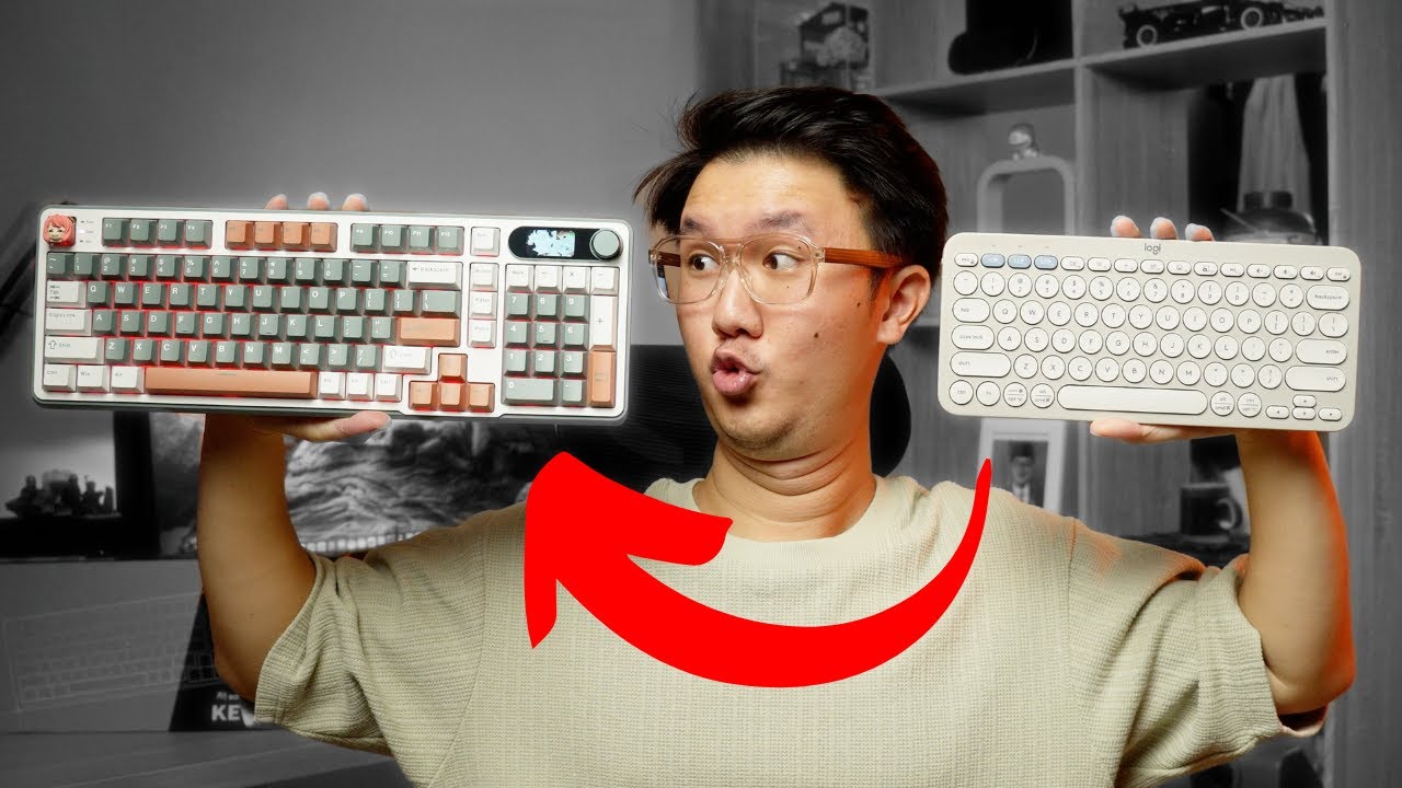 Orang Ini Pertama Kali Coba Mechanical Keyboard! - YouTube