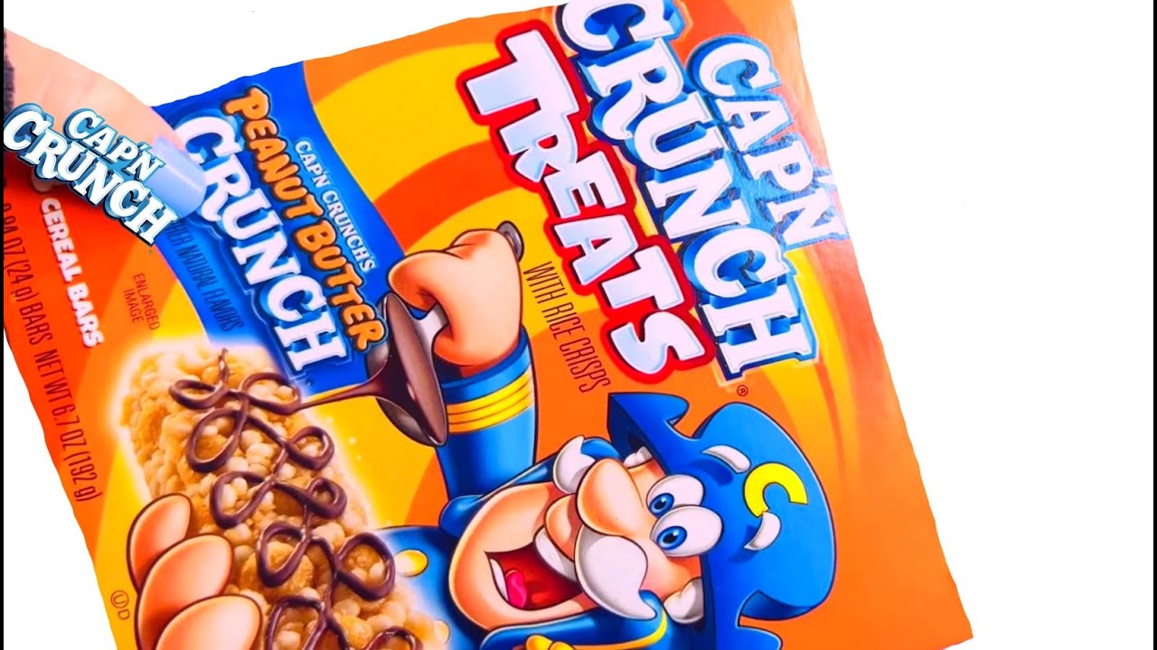 New Snack UNBOXING Captain Crunch Peanut butter CRUNCH chocolate ...
