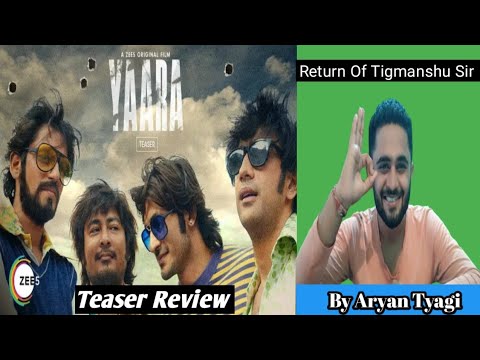 Yaara Official Teaser |Review | By Aryan Tyagi - YouTube