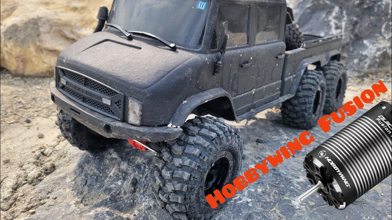 Axial UMG 6x6 hobbywing fusion 2in 1 - YouTube