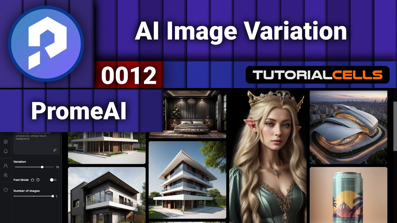 0012. AI Image Variation in PromeAI ( AI art generator ) - YouTube