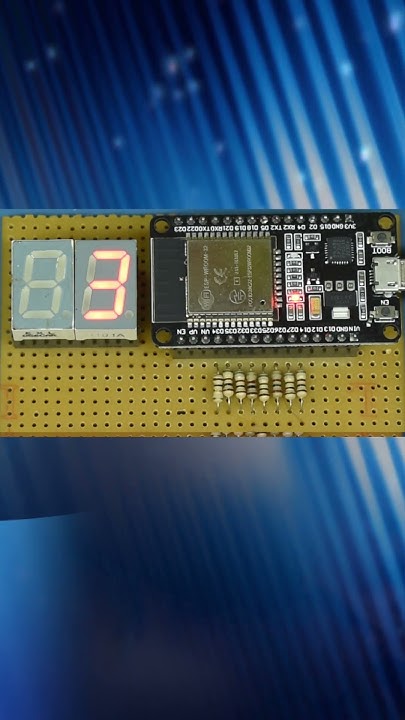 ESP32 Hexadecimal Down-Counter on Common Anode 7-Segment Display 🔢 | DIY Electronics - YouTube