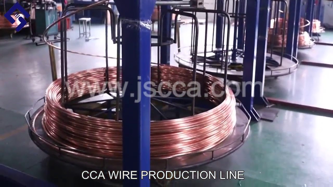 CCAA CCA rod 2 05mm 8 00mm Production Process - YouTube