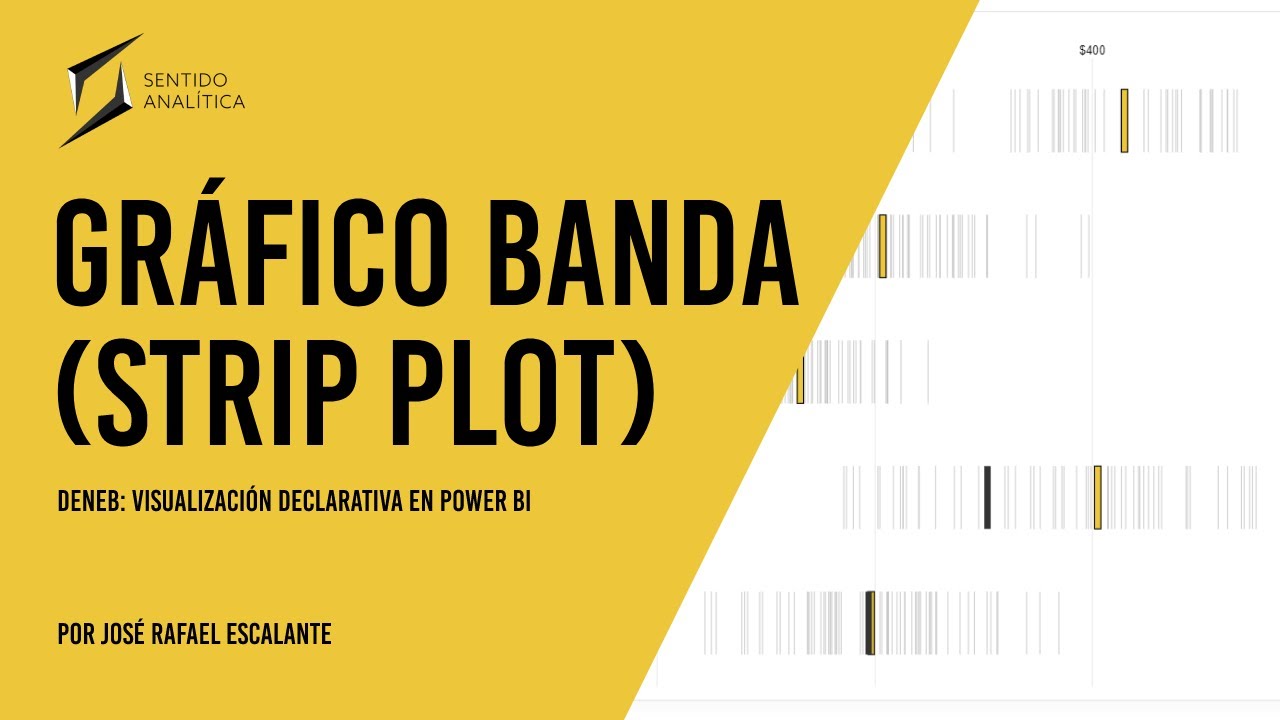 Gráfico banda (Strip plot) Deneb | Vega-Lite | Power BI - YouTube