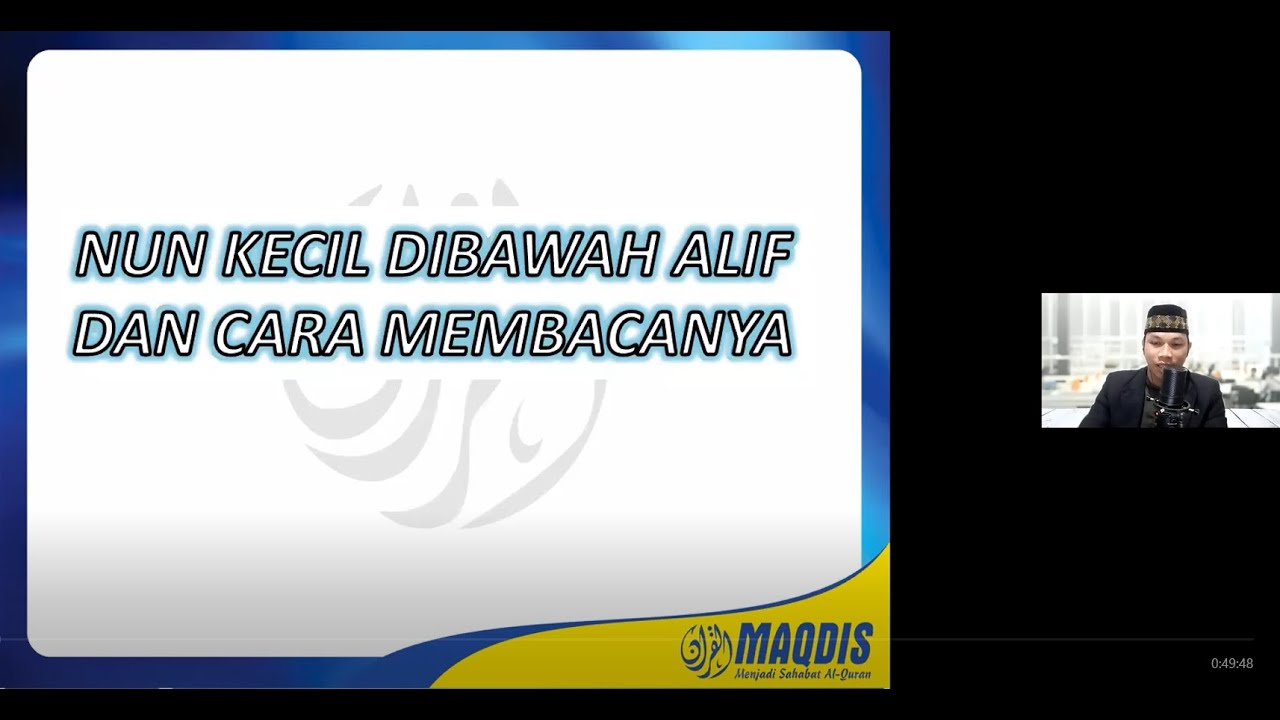 Tahsin Amali Juz Amma, Nun Kecil Di Bawah Alif . Bersama Ustadz Ari ...