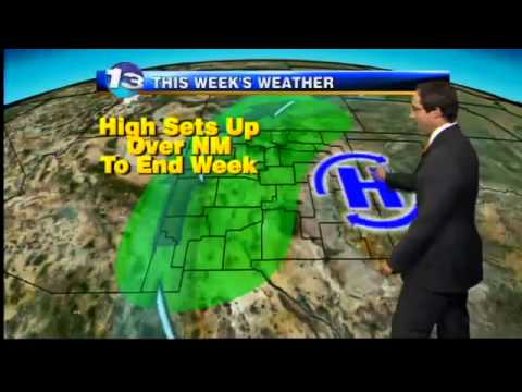Mark Ronchetti KRQE Weather Forecast 9-1-11 - YouTube