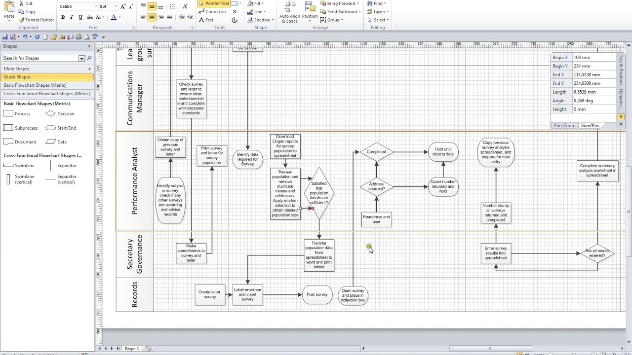 Microsoft Visio 2010 Mastering Series Video 20 Connection Points - YouTube