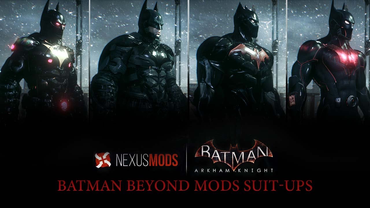 Batman Beyond Mod Variations Suit-Up | Batman: Arkham Knight - YouTube