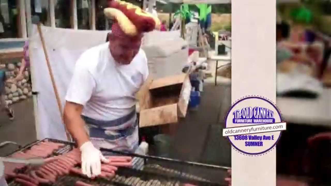 Old Cannery Furniture Warehouse: Party Inside - YouTube