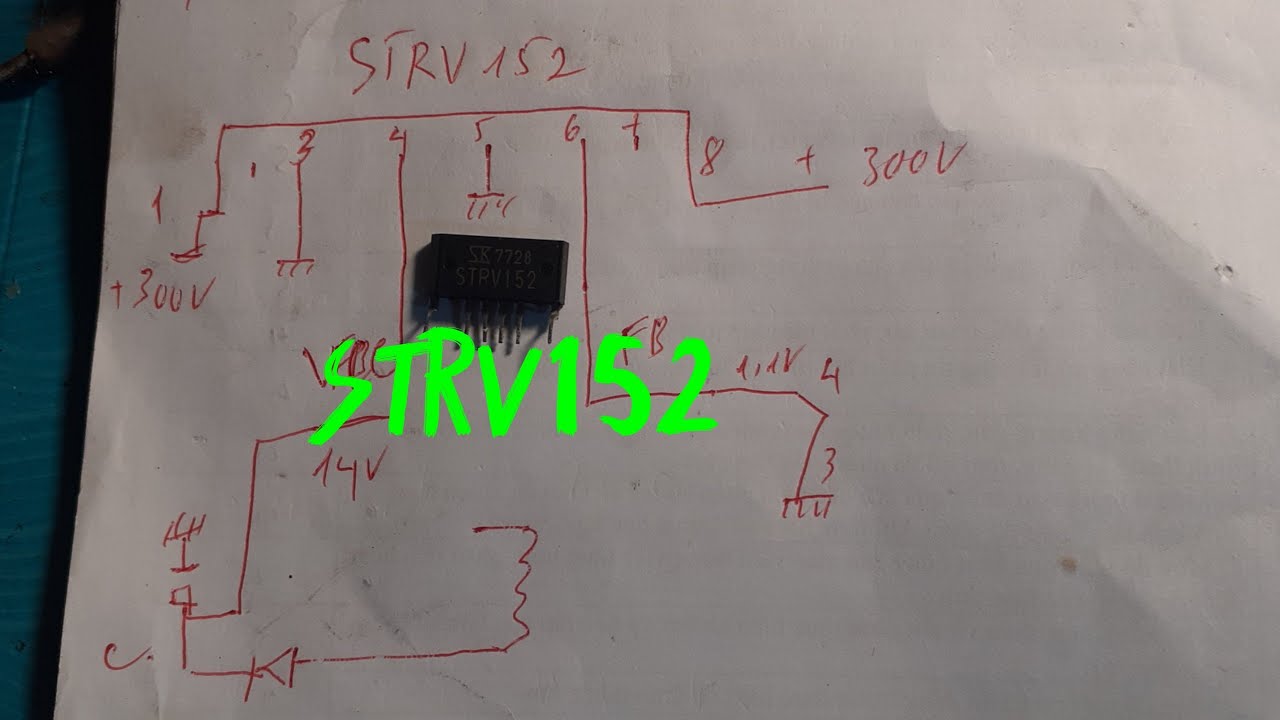 Chia sẻ sơ đồ và mức điện áp IC nguồn STRV152 điều hòa Panasonic ...