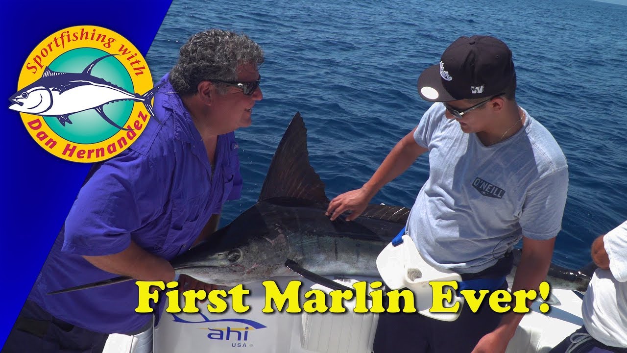Josh Lands His Very First Marlin | SPORT FISHING - YouTube