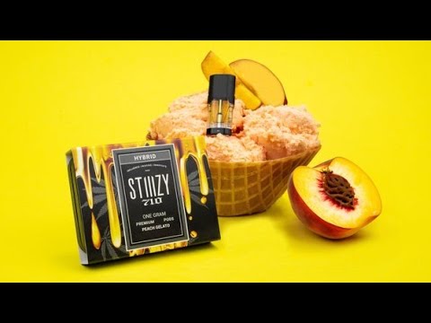 I Got The Newest 710 STIIIZY Pod: Peach Gelato Pod Review - YouTube