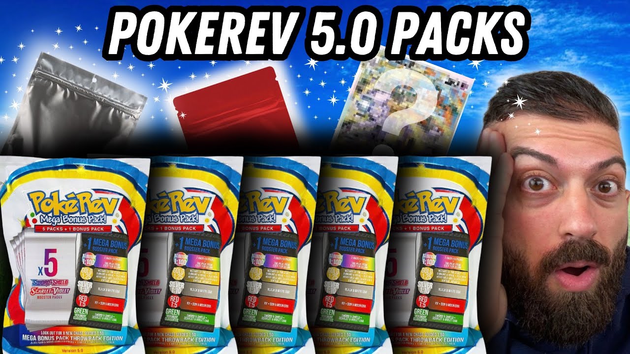 Opening The NEWEST PokeRev Mystery Packs (5.0 edition) Can we Beat The ...