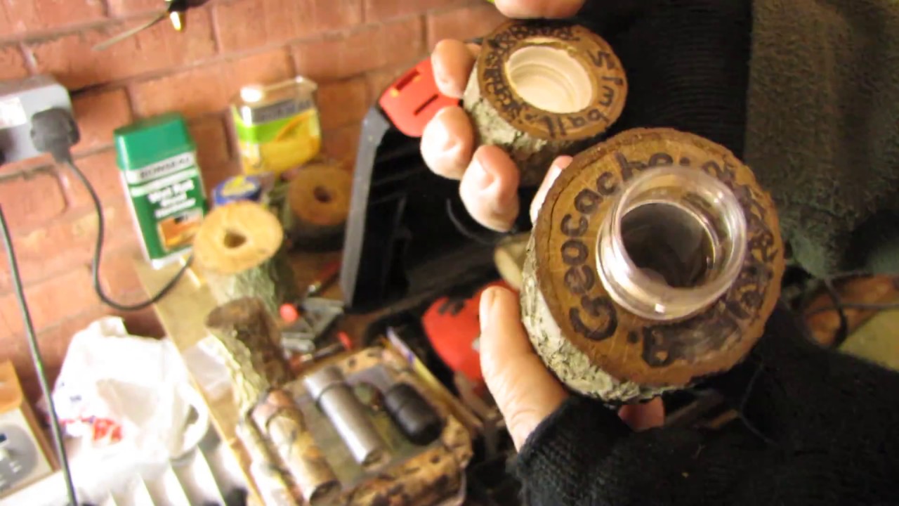 How to Craft a geocache log - Geocaching Vlog - YouTube