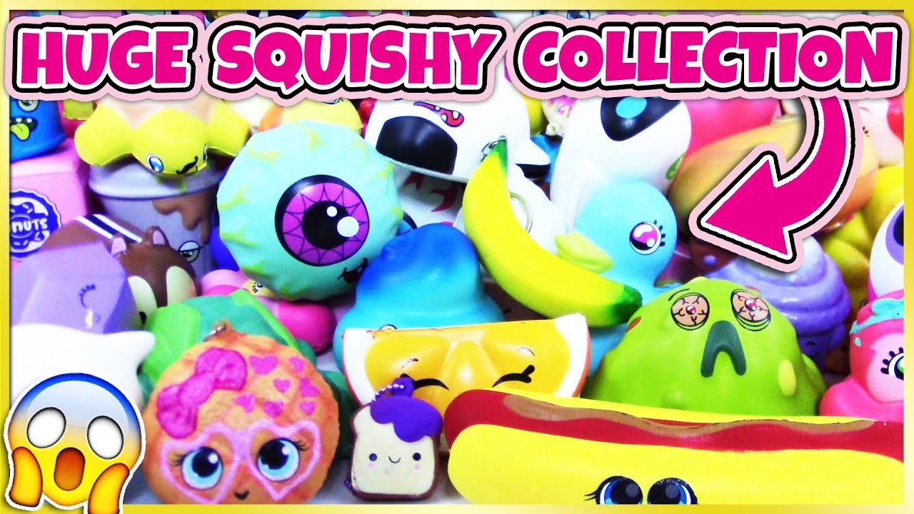 HUGE SQUISHY COLLECTION 2018 😍 PLUS REVERSE SQUISHIES | Trusty Toy ...
