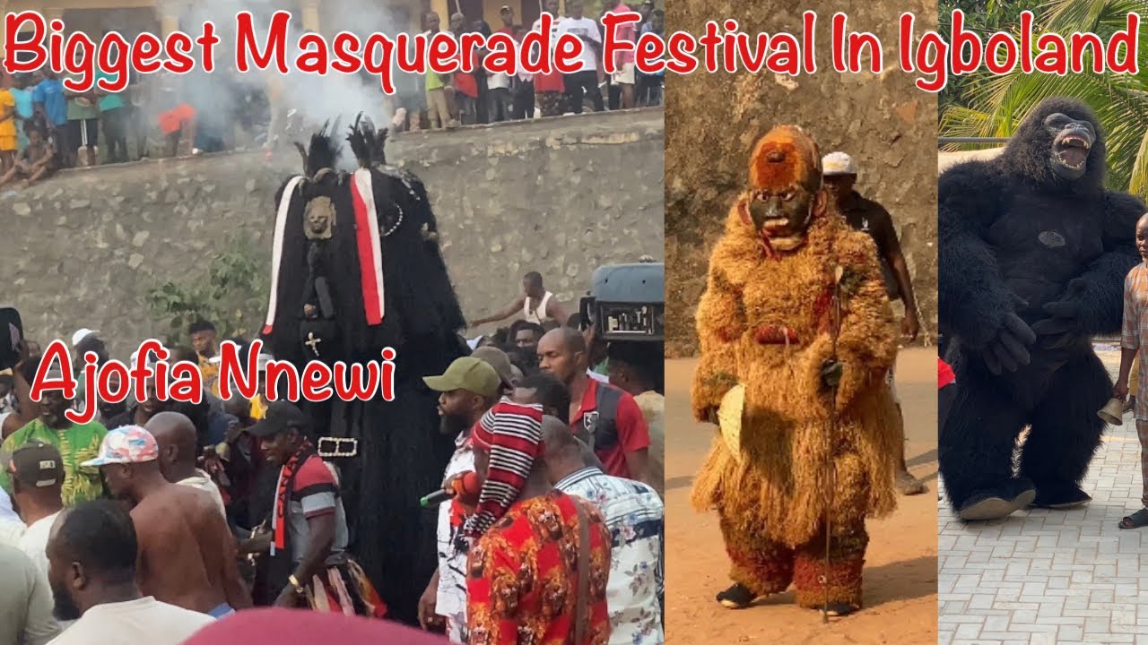 Masquerades Of NNEWI; Biggest Masquerade Festival In Igboland. Ajo Ofia ...