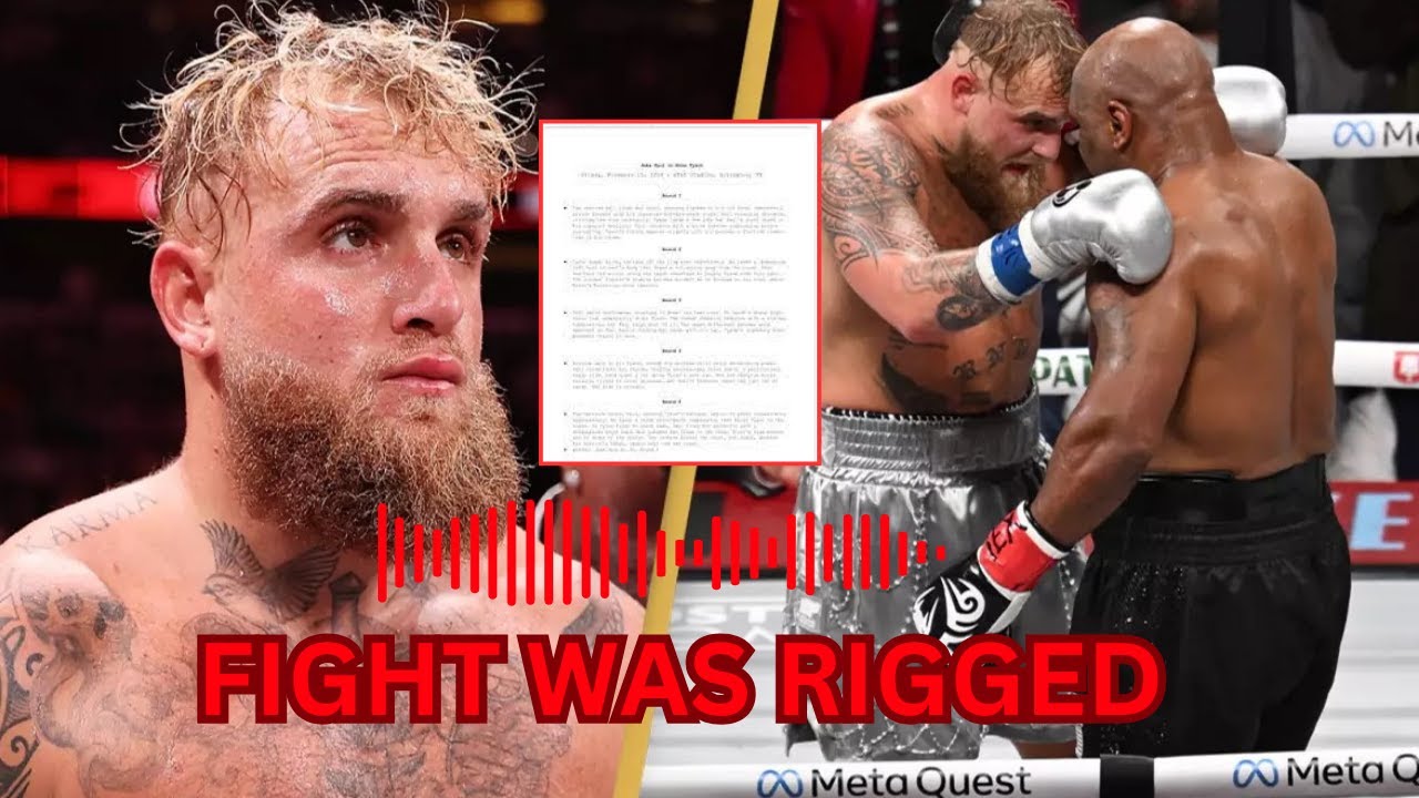 Leaked Audio Exposes How Jake Paul vs. Mike Tyson Was Scripted | Boxing ...