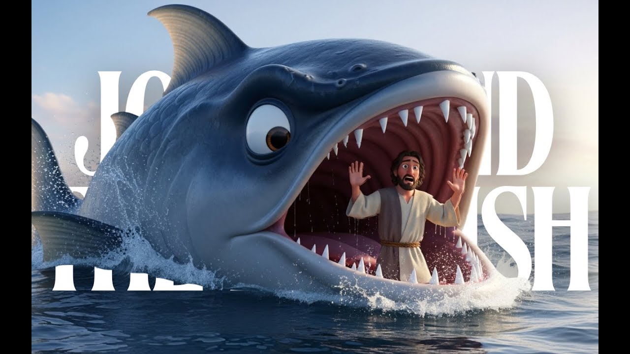 “Jonah and the Big Fish | Bible Story for Kids | God’s Second Chance ...