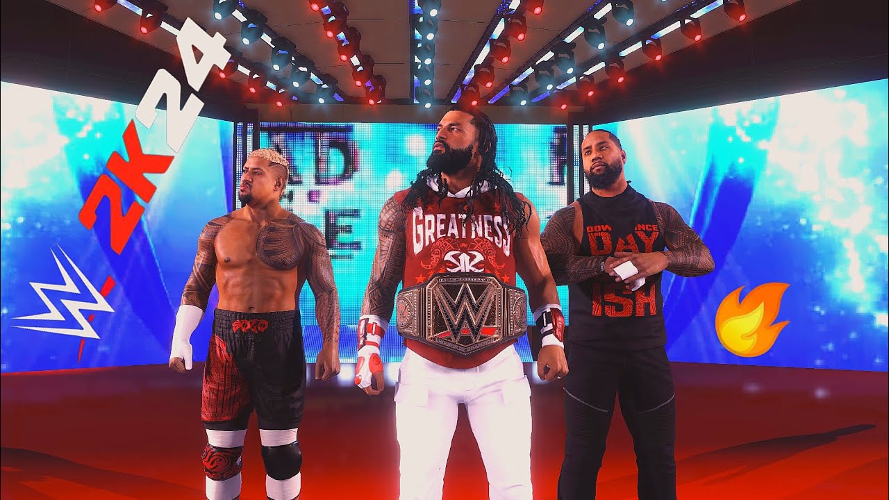 WWE 2K24 | The Bloodline Entrance - YouTube