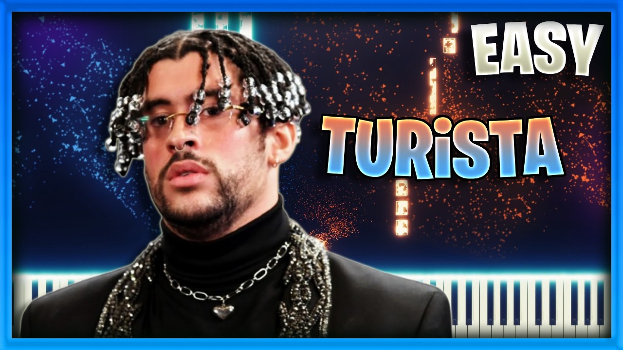 BAD BUNNY - TURiSTA | EASY Piano Tutorial by OCTOBER - YouTube